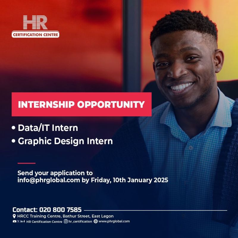 Data /IT Intern - Vacancies In Ghana